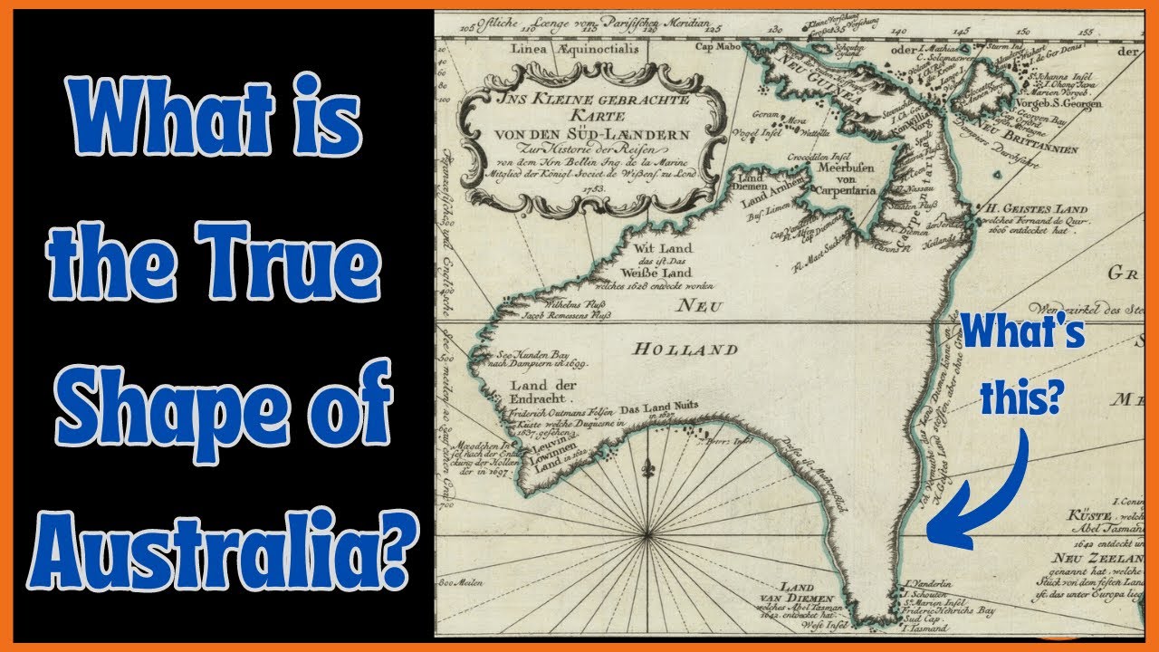 What is the True Shape of Australia - YouTube