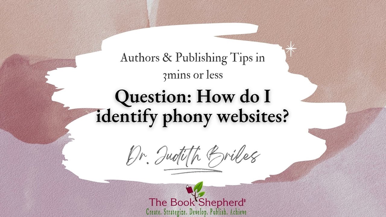 Question: How do I identify phony websites - YouTube