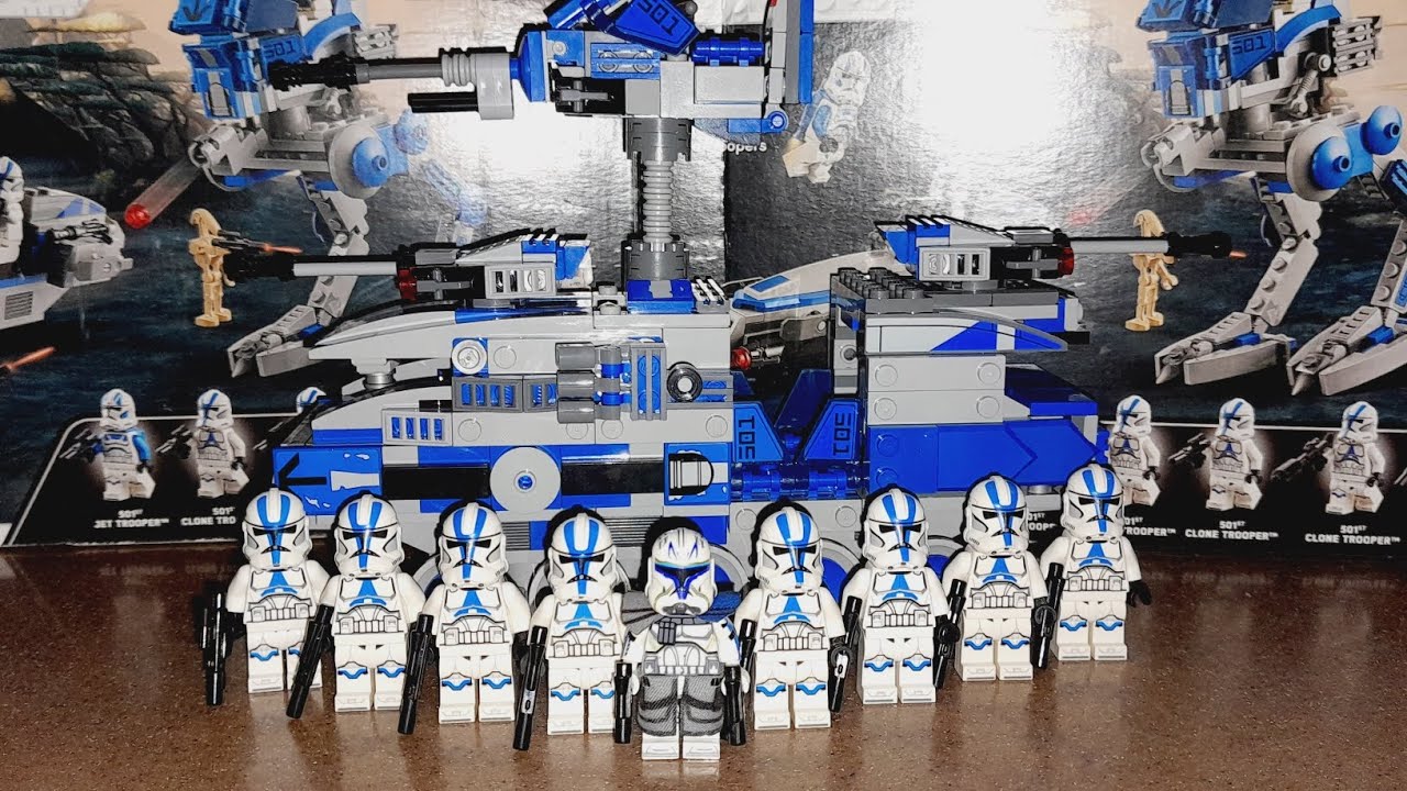 5x 501st Battlepack TURBO TANK! Lego Star Wars Alternate Build 75280 ...