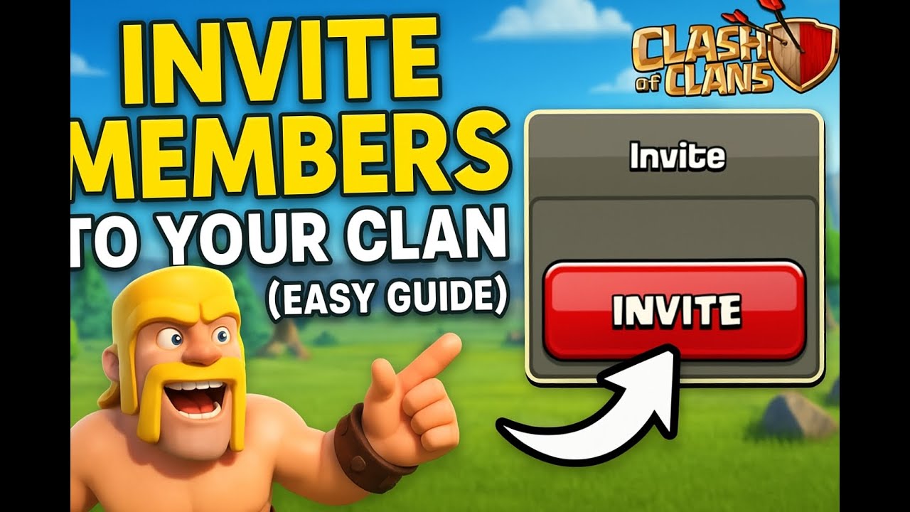 How to Invite Members to your clan in clash of clans!(Easy Guide) - YouTube