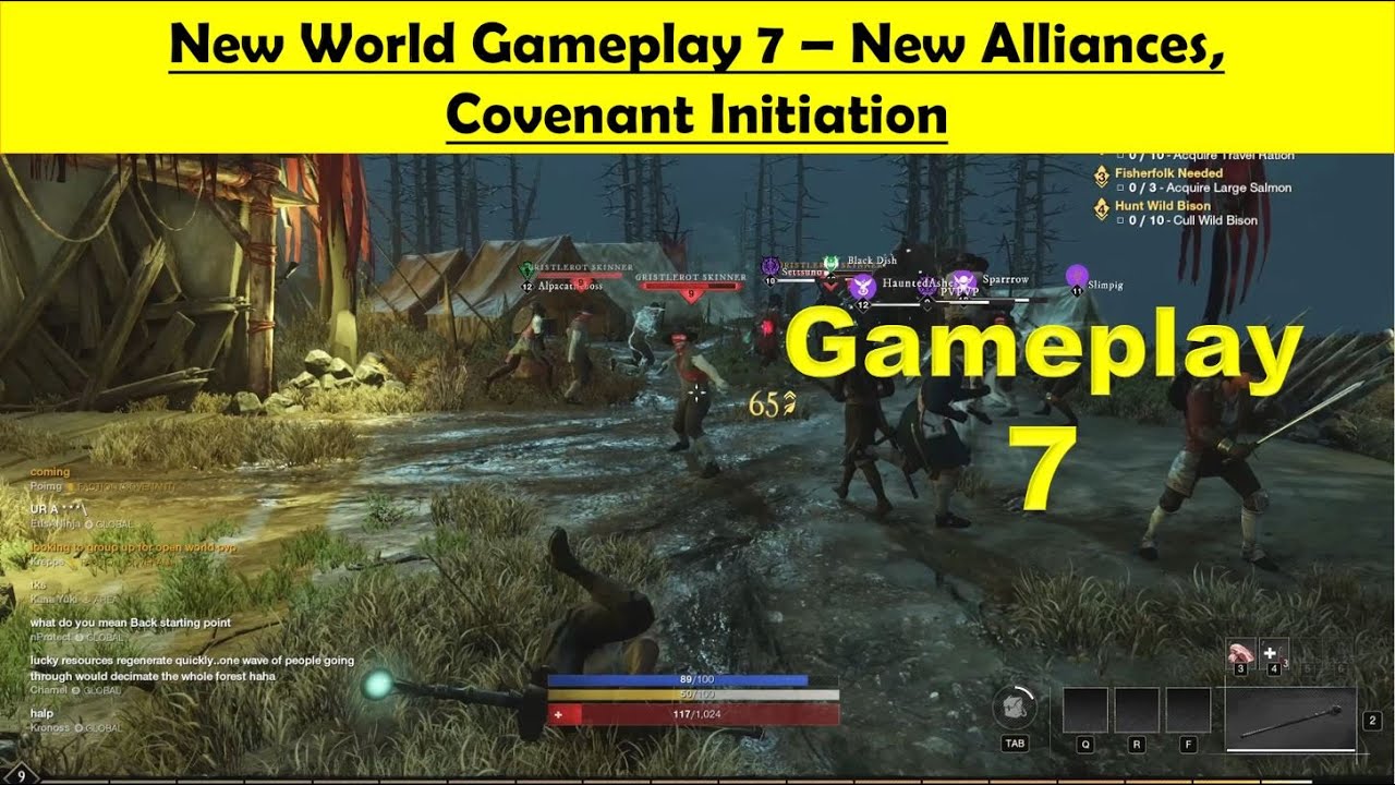 New World - New Alliances, Covenant Initiation Hilltop Encampment ...