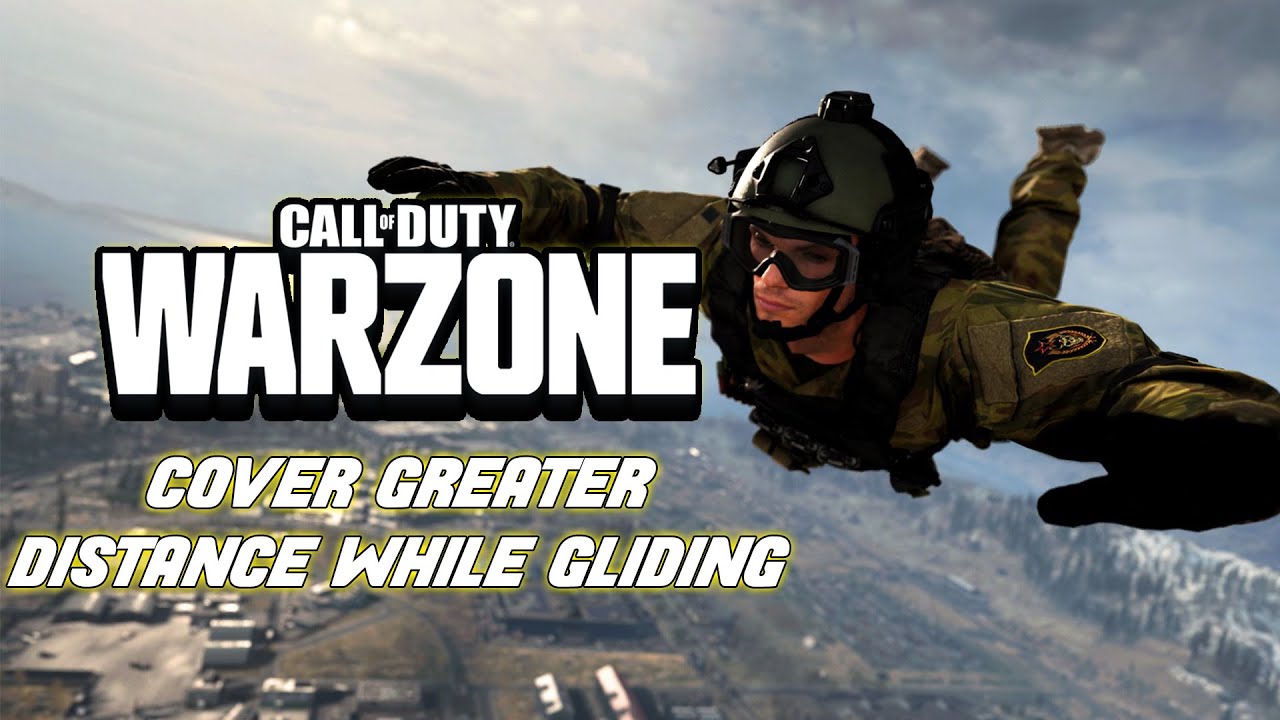 How to Glide / Parachute in Call of Duty: Warzone - Faster, Further ...