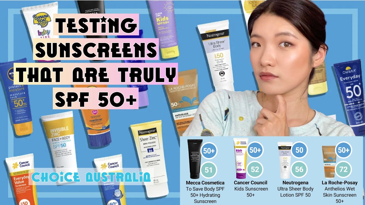 Only 4 Sunscreens with SPF50 from CHOICE Sunscreen Testing. Which do I ...