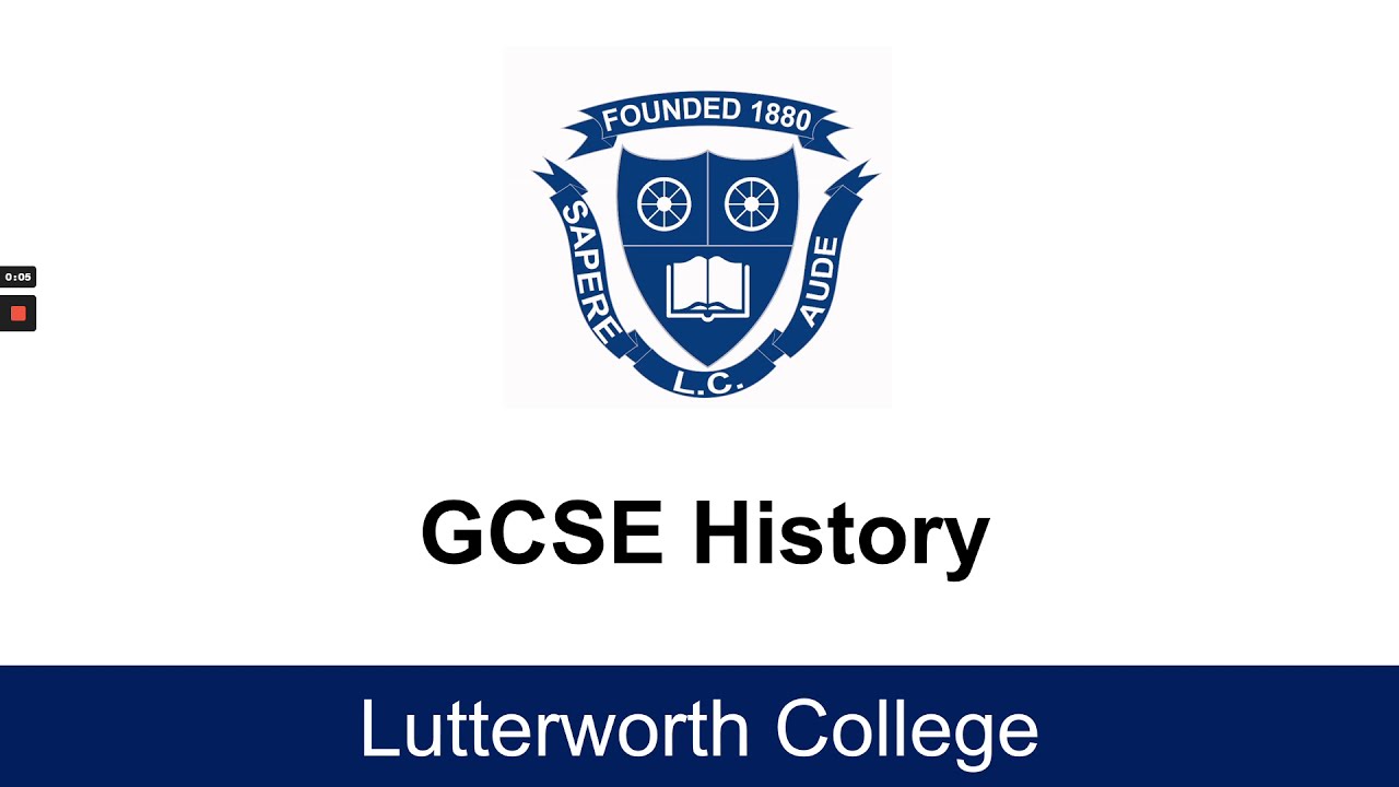 GCSE History - An Introduction - YouTube
