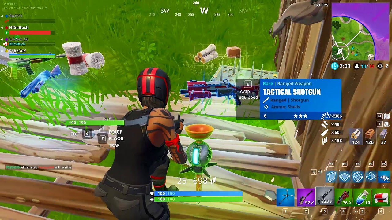 Fortnite Sniper shots *Double shot* EPIC - YouTube