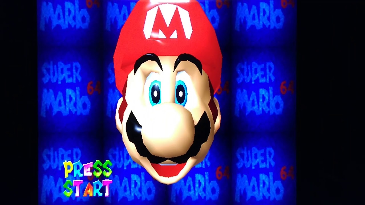 Super Mario 64 intro - Wii U virtual console - YouTube
