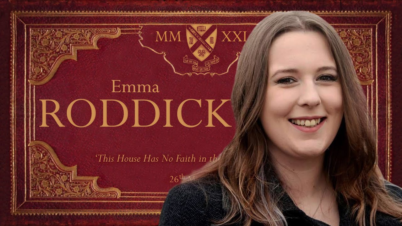 Emma Roddick | 172nd Earl Marischal Debate - YouTube