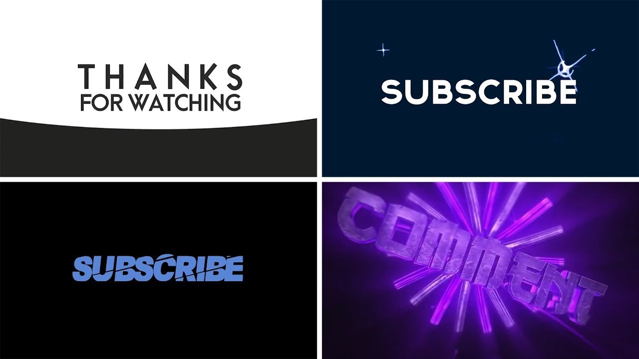 Free YouTube Thanks For Watching Template | No Copyright | Outro ...