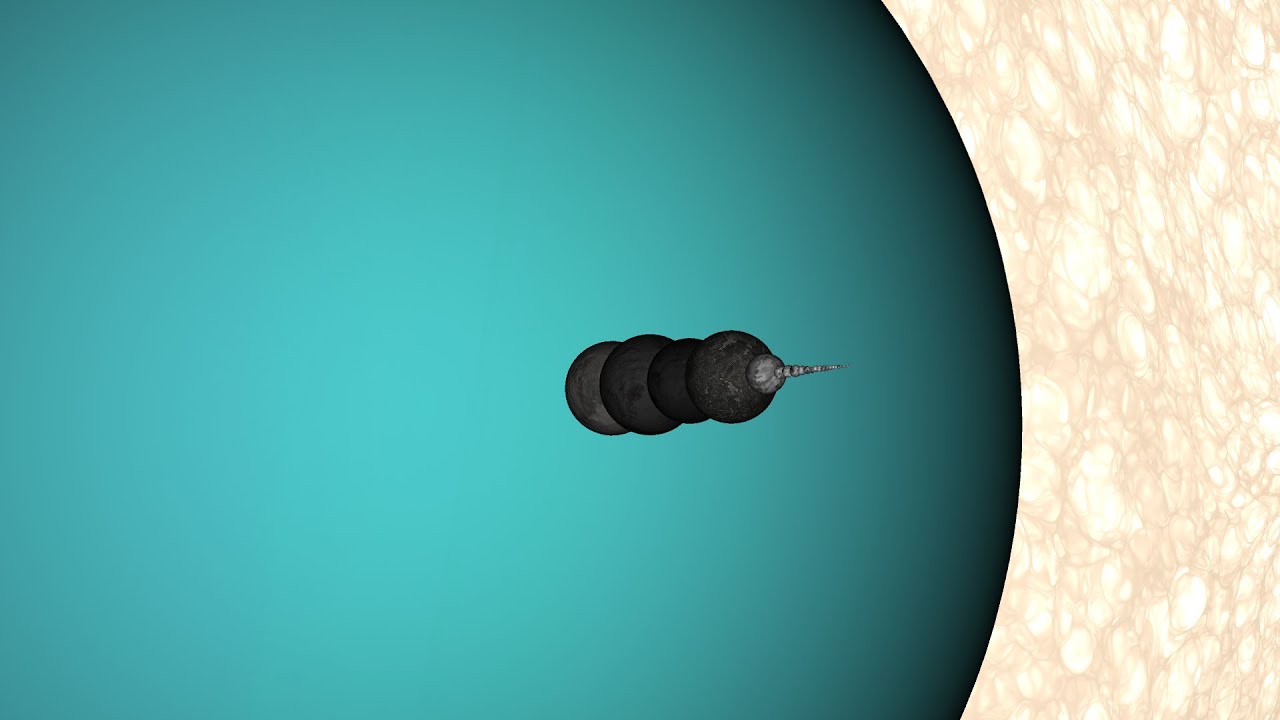 Uranus moons size comparison | Universe Sandbox 2 - YouTube