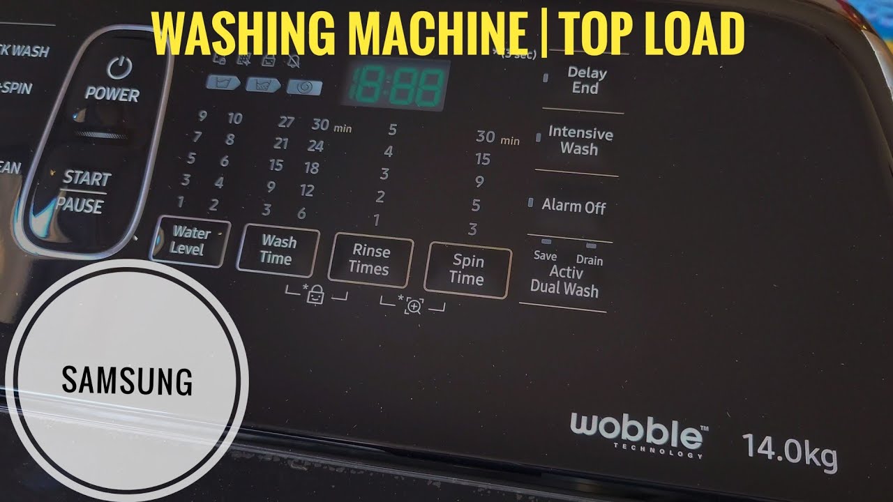 Samsung Washing Machine | Top-Load | Wobble Technology | 15kg ...