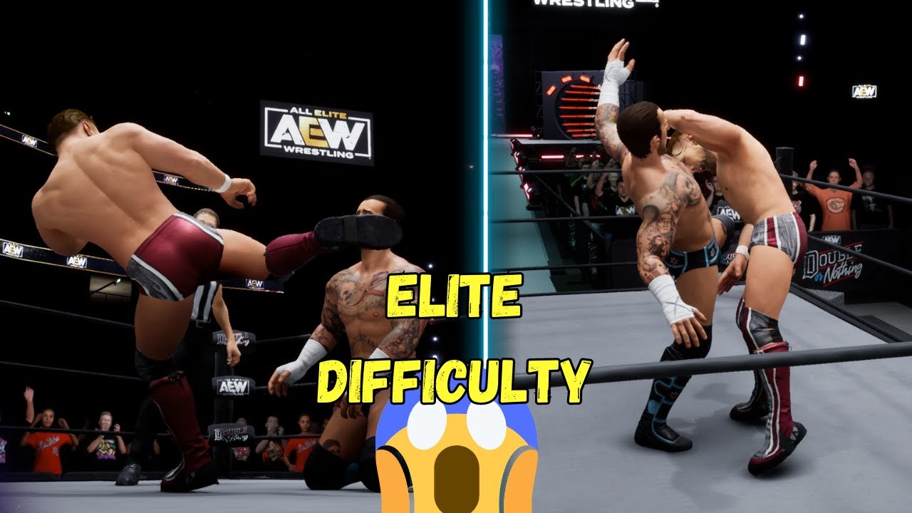 CM PUNK VS BRYAN DANIELSON | ELITE DIFFICULTY | AEW Fight Forever | - YouTube