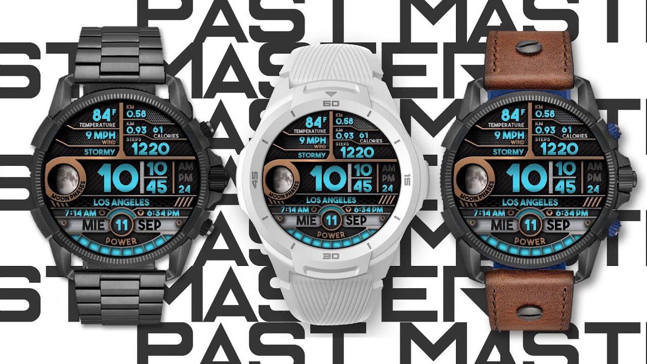 Past Master watchface for smartwatches by BA - YouTube