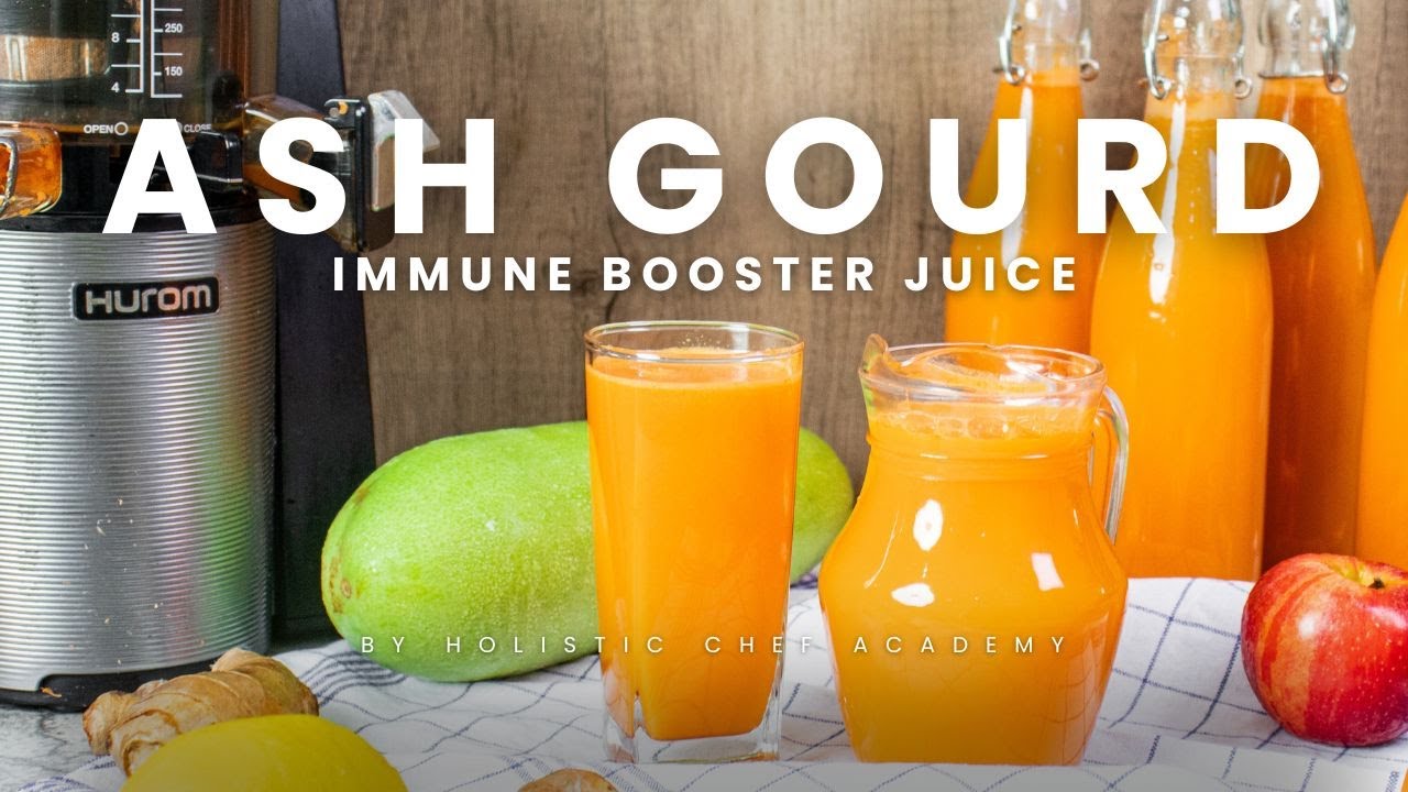 How to Make Ash Gourd Juice | Powerful Immune Booster & Detox Drink ...