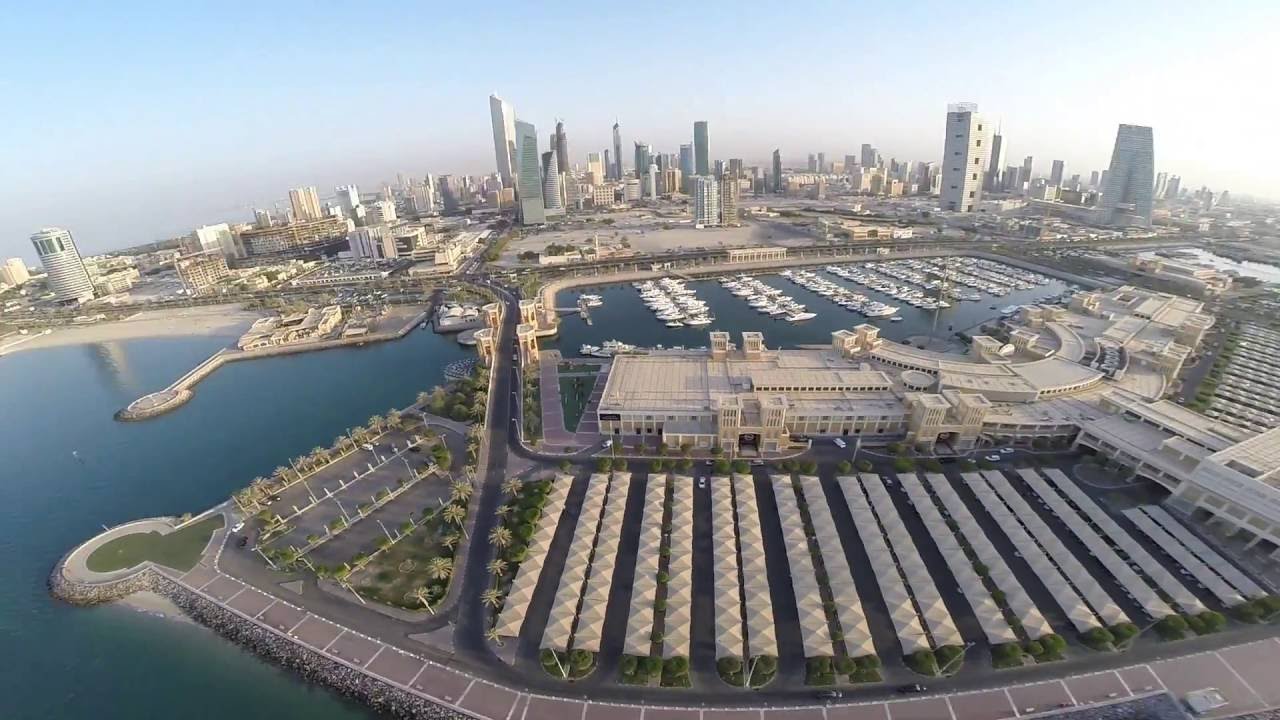 Surfing Souq Sharq - Kuwait | Drone - YouTube