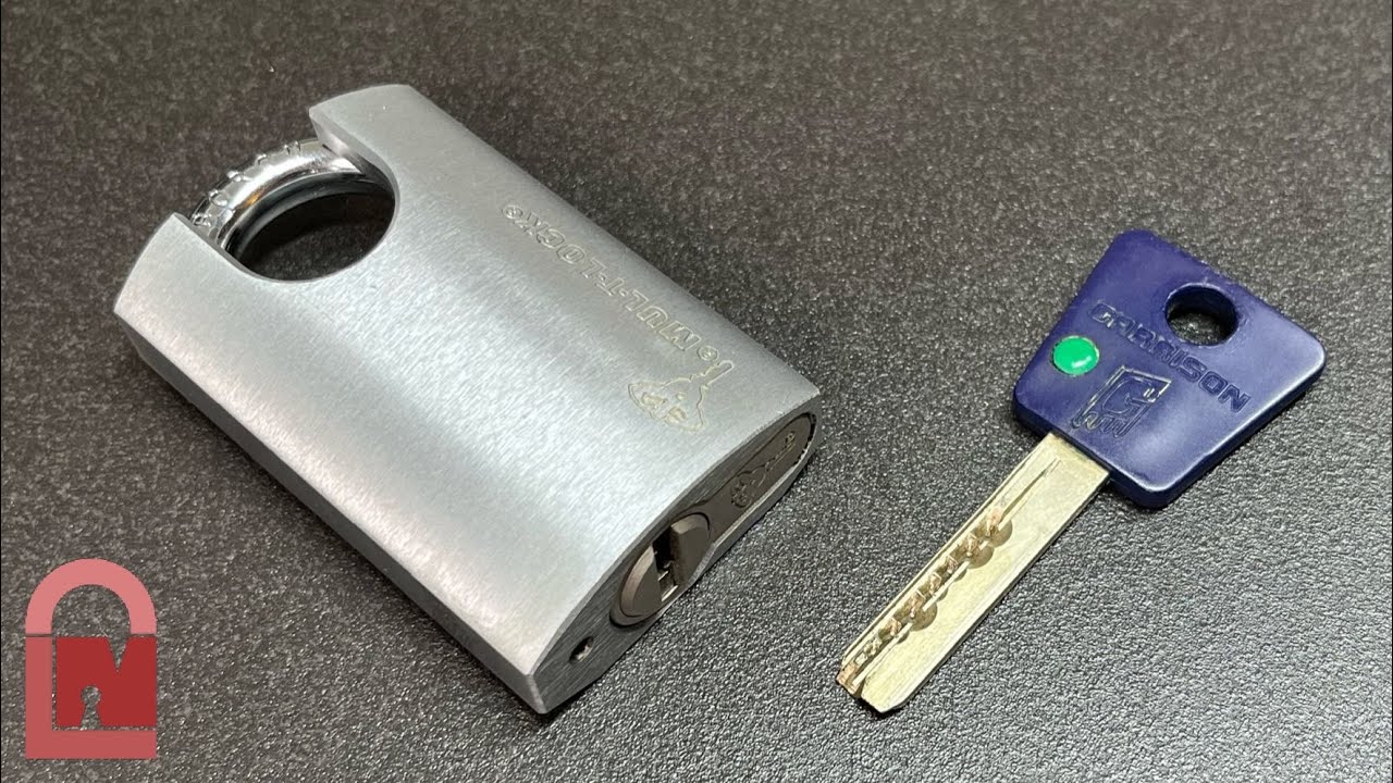 Mul-T-Lock 7 Pin G55P Padlock Picked - YouTube