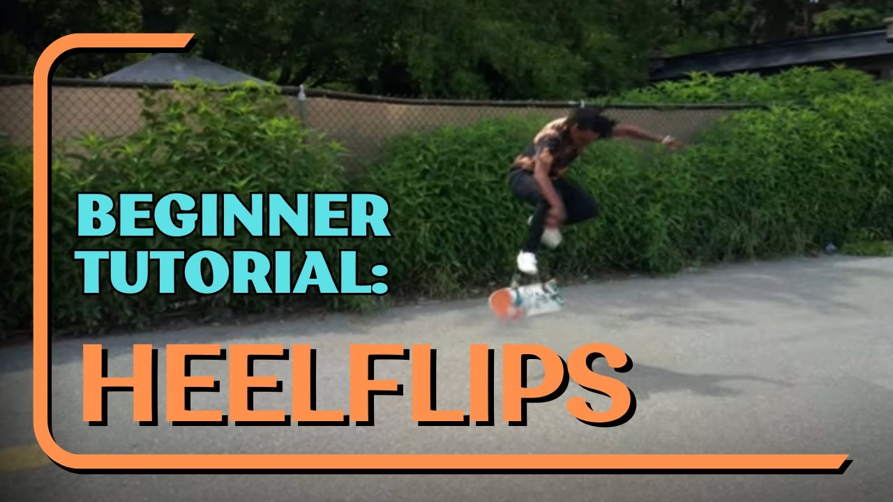 How to: Heelflip - Beginner Tutorial - YouTube