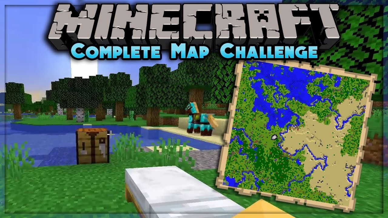 REVEAL THE ENTIRE MAP!? CHALLENGE ACCEPTED! Minecraft 1.15 Survival ...