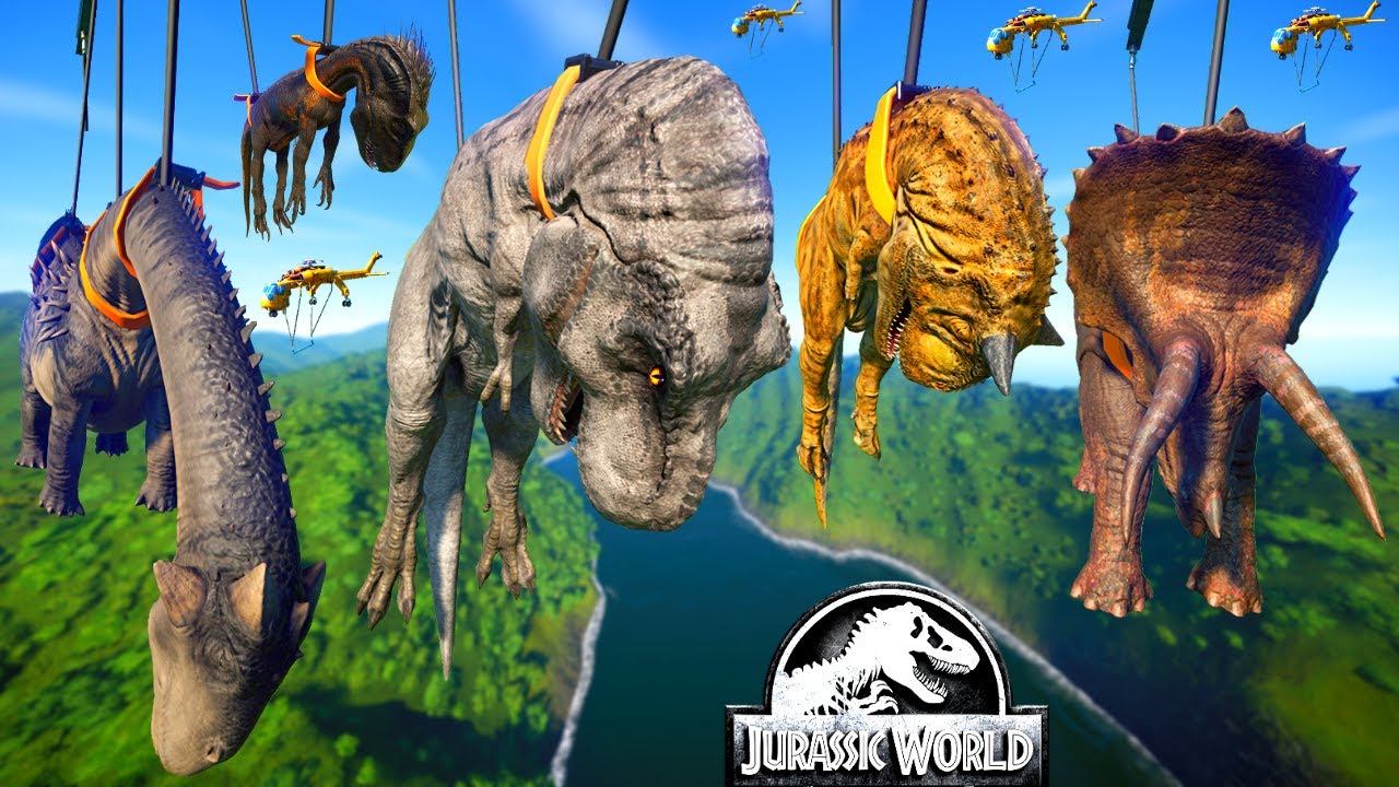 Tyrannosaurus Rex Vs Giganotosaurus Vs Carnotaurus Jurassic World