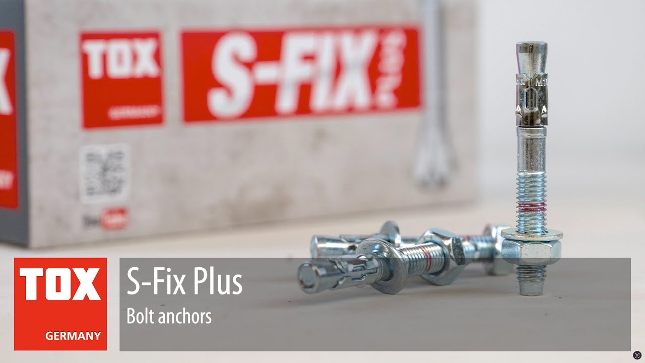 TOX S-Fix Plus bolt anchors - YouTube