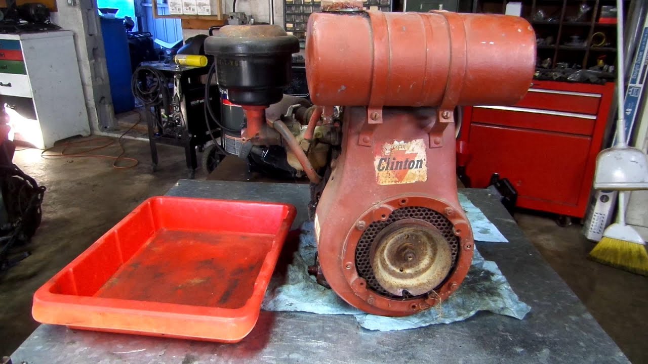 Clinton Engine Rebuild Part 1 - YouTube