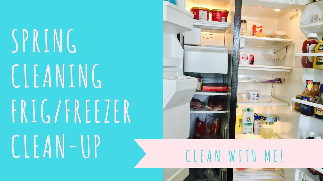 | Spring Cleaning | Frig / Freezer | Speed Clean With Me | - YouTube