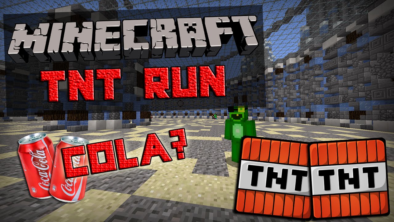 Minecraft: TNT RUN #1 - BLIR COCA COLA! :D - YouTube