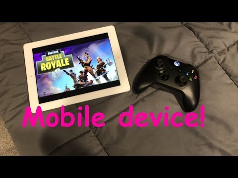 How To Play Fortnite On A Mobile Device! With Controller! - YouTube