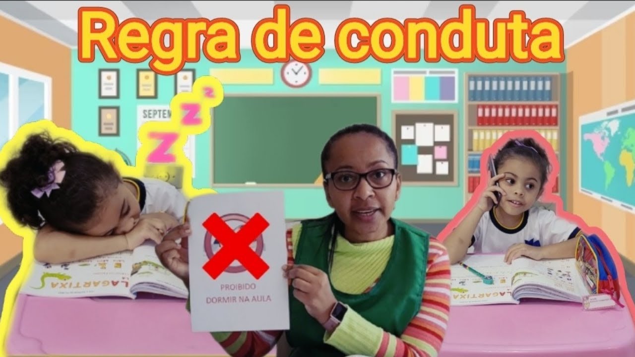 REGRAS DE CONDUTA PARA CRIANÇAS NA ESCOLA - Rules of conduct for kids ...