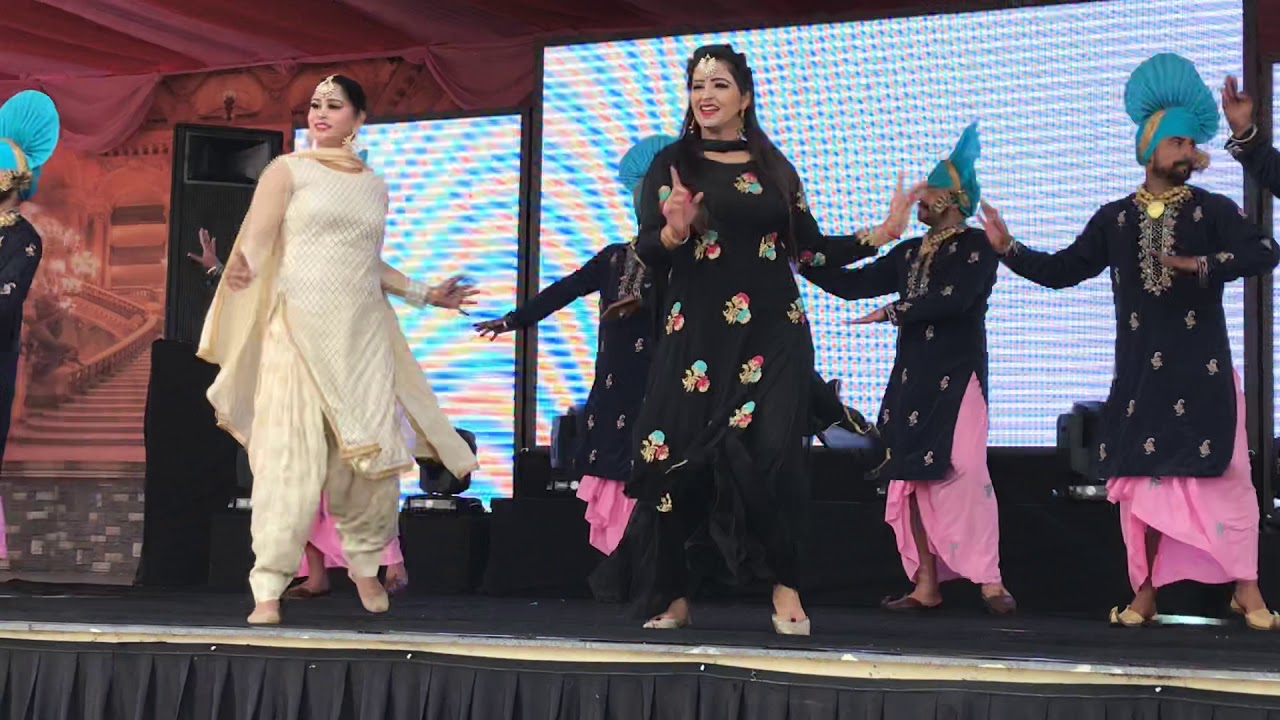 Punjabi Model Dance Performance | Palazzo | Shivjot | Sansar Dj Links ...