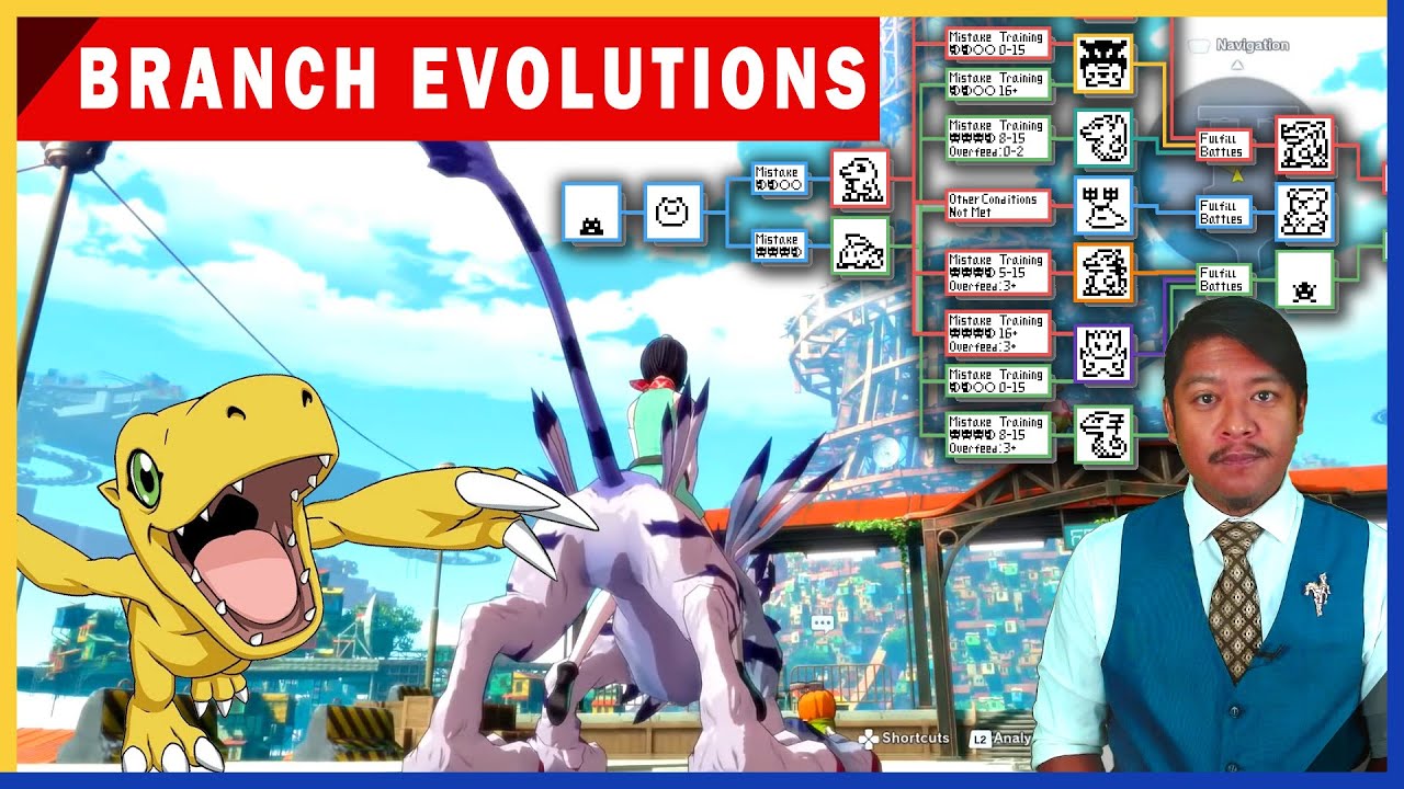 The magic of branch evolutions and Digimon - YouTube