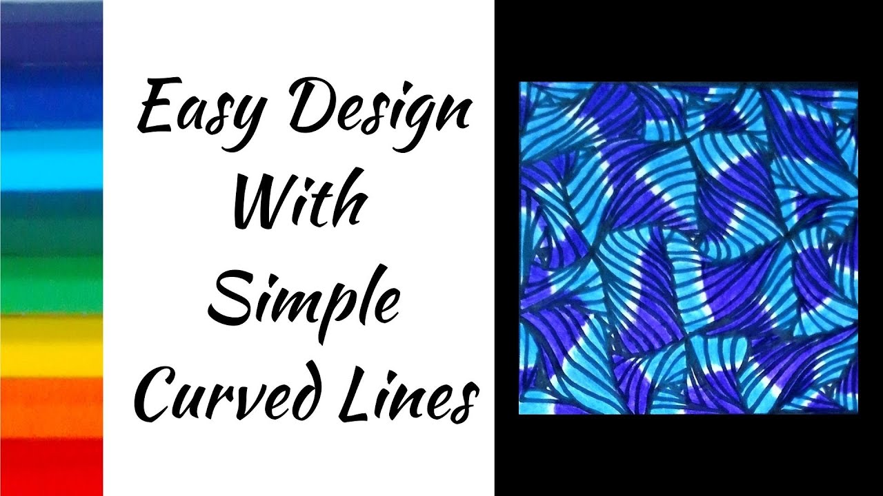 Easy Design With Simple Curved Lines - YouTube