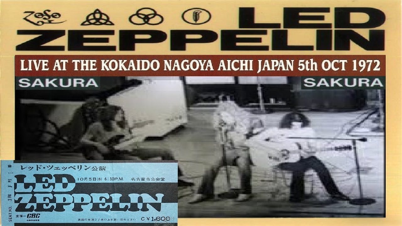 Led Zeppelin - October 5, 1972 Nagoya - YouTube