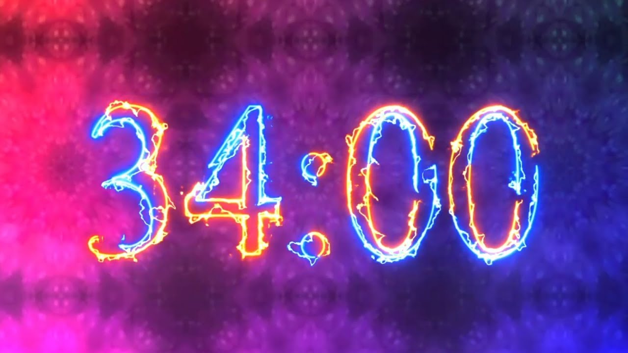 34 Minute Electric Timer | 2040 Seconds Countdown - YouTube