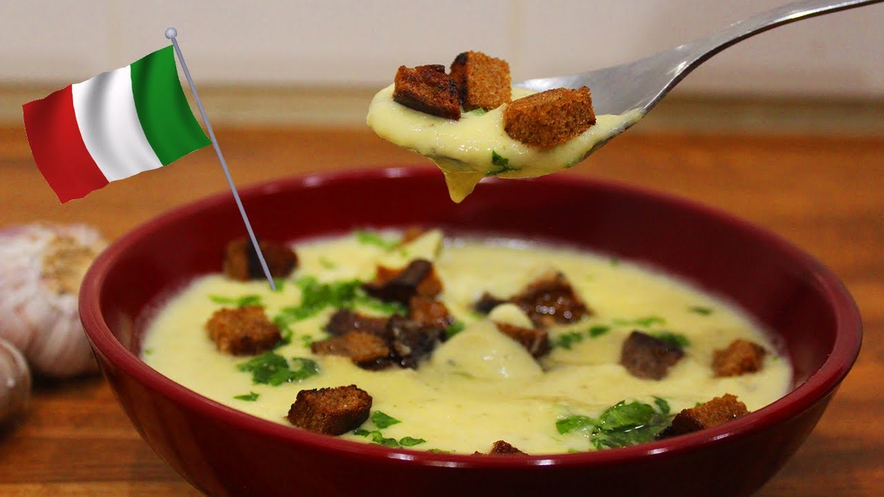 Italian Garlic soup | Easy recipe - YouTube