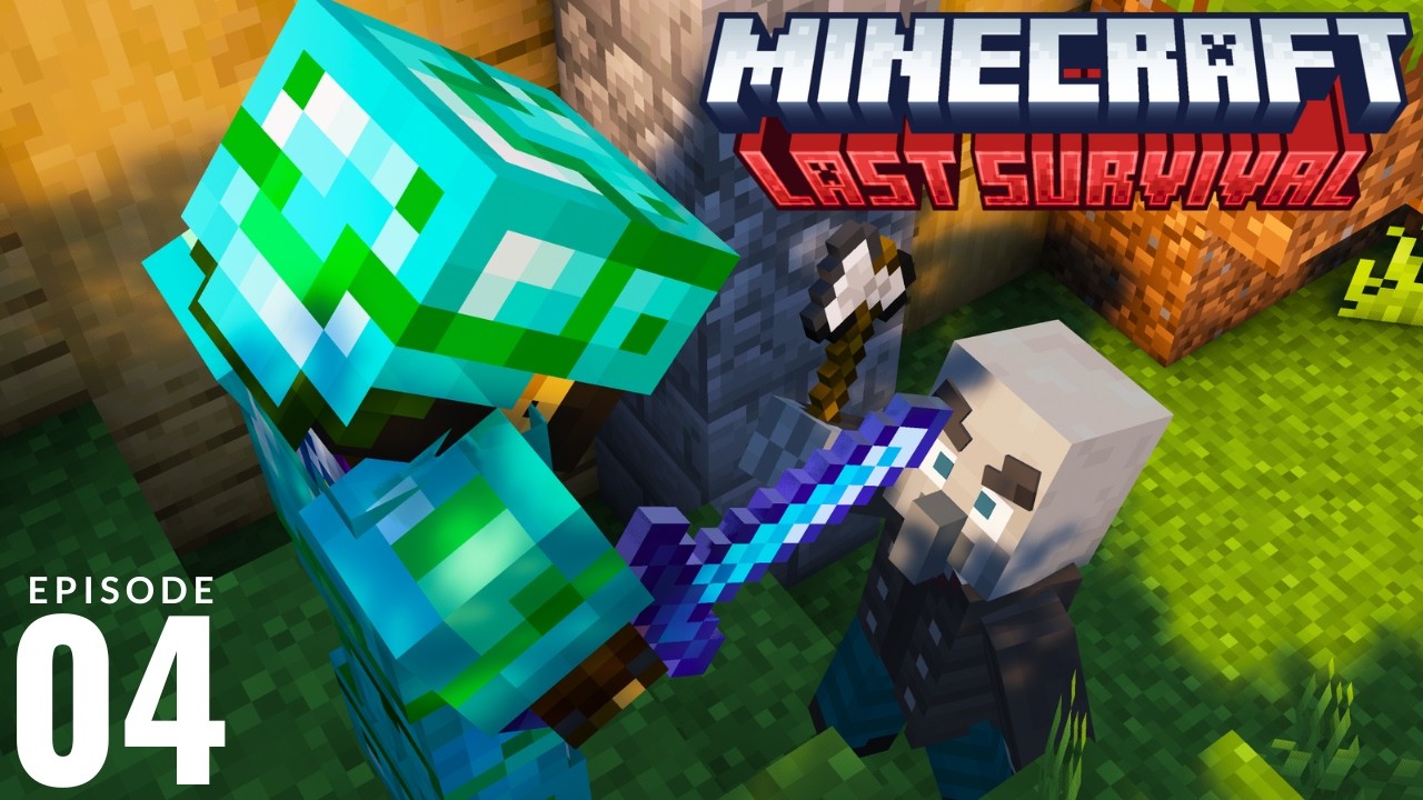 I defended a VILLAGE in my Minecraft FOREVER WORLD... - YouTube