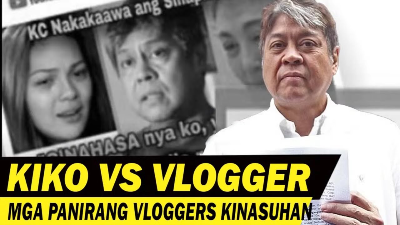 KIKO VS. VLOGGER: MGA PANIRANG VLOGGERS, KINASUHAN - YouTube