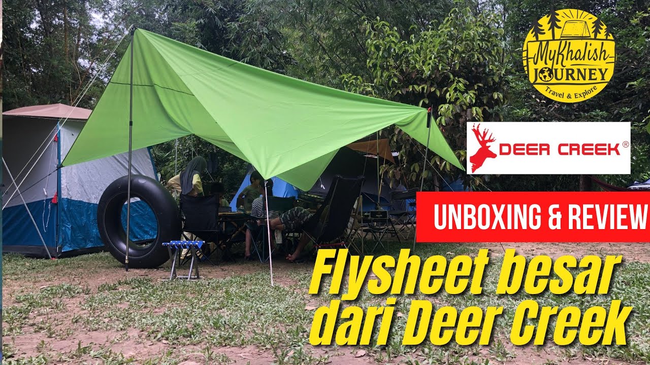 Campgear Review: Flysheet besar dari Deer Creek - YouTube