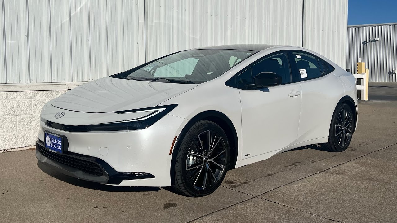 2024 Toyota Prius Limited AWD In Wind Chill Pearl - YouTube