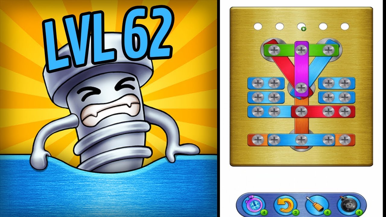 🏅 SCREW PUZZLE | SCREW MASTER 🤪 Level 62 🧩 Gameplay Walkthrough - YouTube