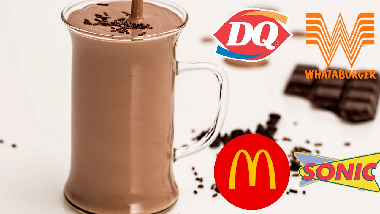 Top 5 Fast Food Shakes! | Best Chocolate Shakes! - YouTube