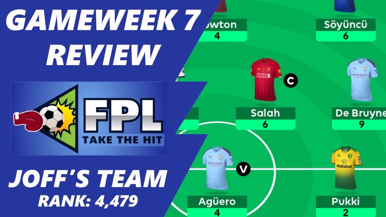 FPL | GW7 REVIEW - JOFF'S TEAM | FANTASY PREMIER LEAGUE | GAMEWEEK 7 ...