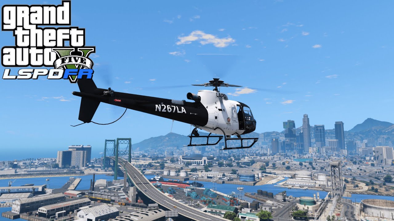 LSPDFR - EP #92 - LSPD Helicopter Patrol - YouTube