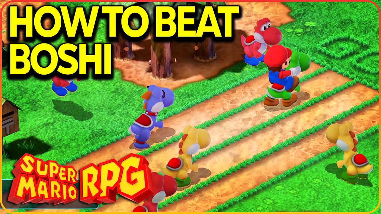 Yo'ster Isle - How to Race & Beat Boshi Super Mario RPG Remake - YouTube