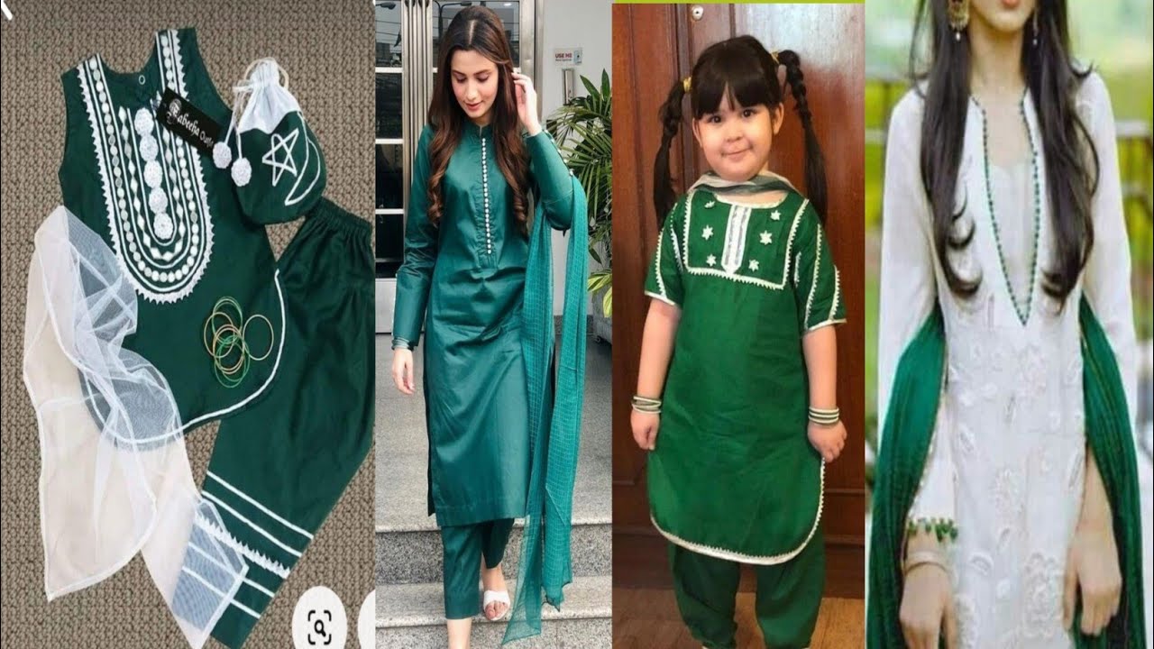 Latest 14 August Dress Design For Girls /Independence Day Dresses Ideas ...