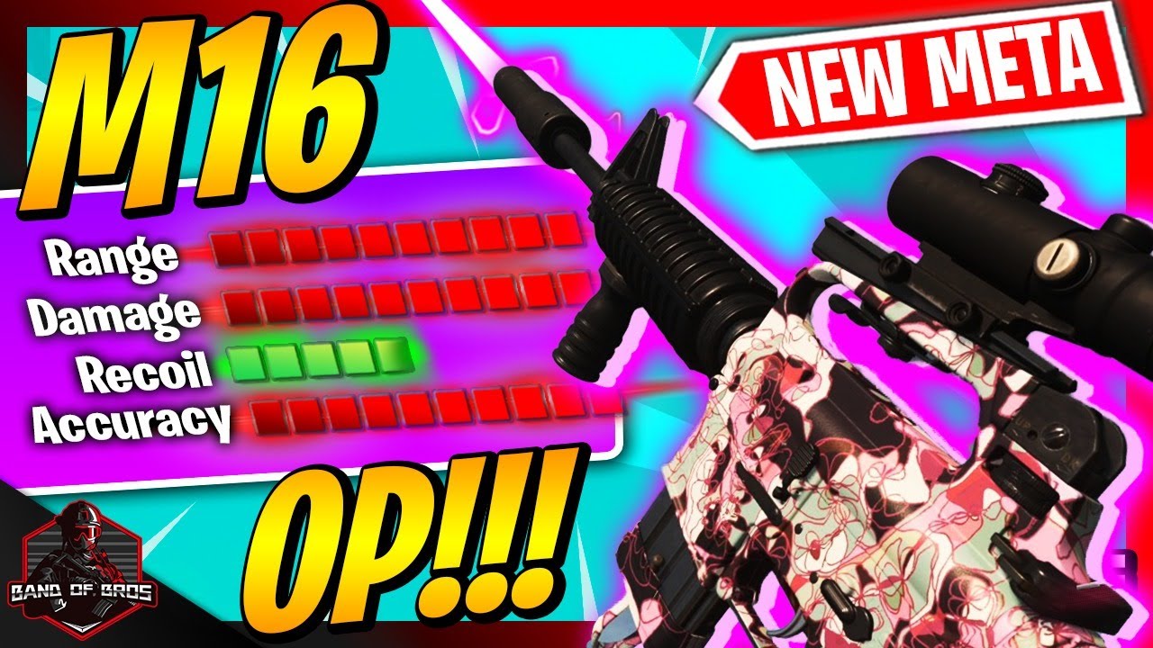 THIS IS THE NEW META in WARZONE! Best NO RECOIL M16 Class Setup | Max ...