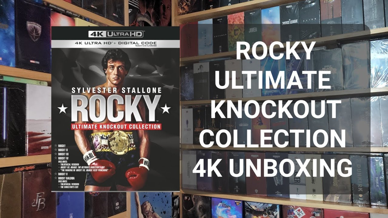 ROCKY ULTIMATE KNOCKOUT COLLECTION 4K ULTRA HD UNBOXING + MENU - YouTube