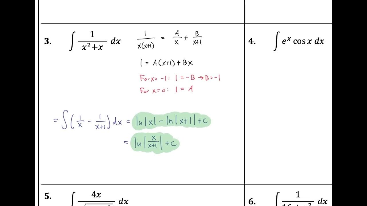 (HW9) More Integration Practice 2 - YouTube