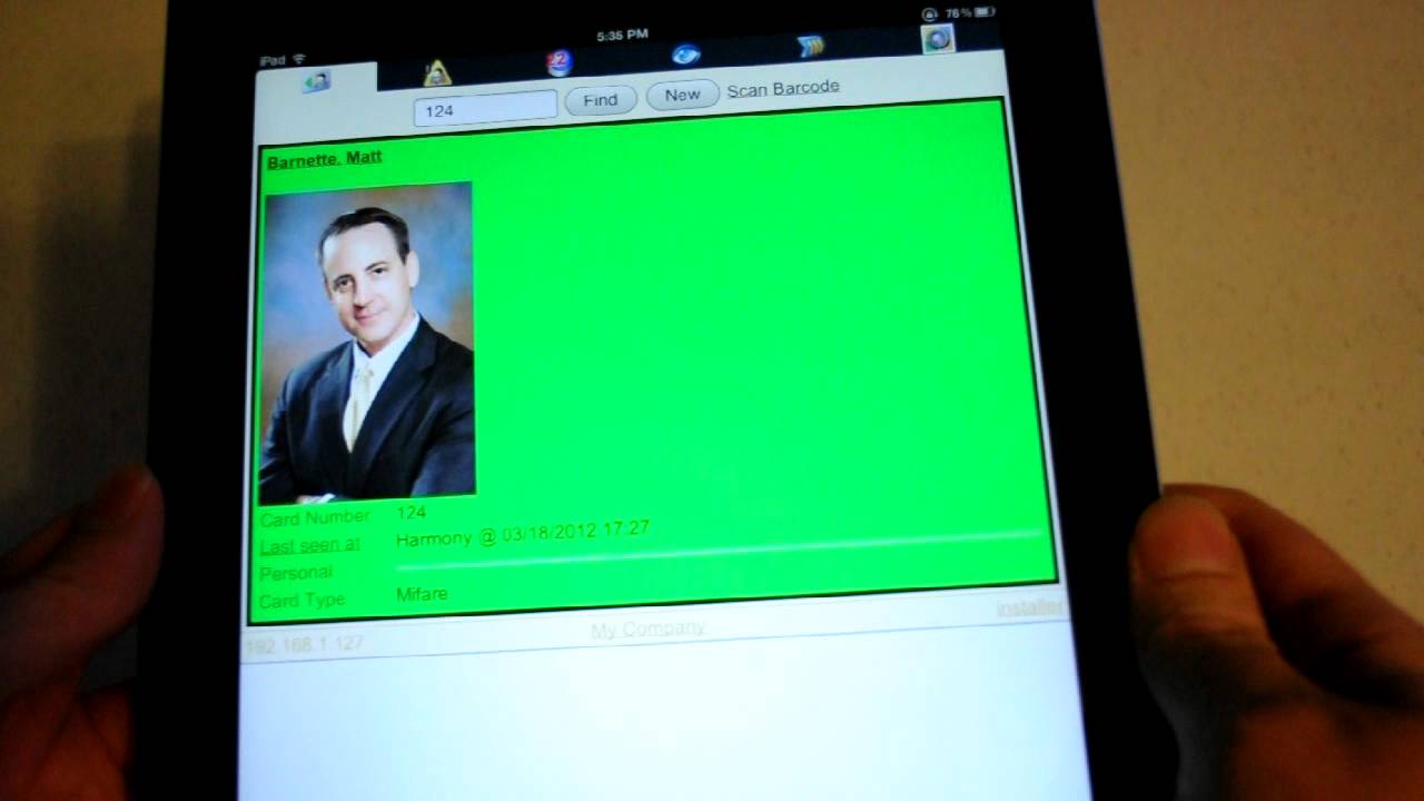 Harmony Browser scanning barcodes with the camera on the new iPad (2012 ...