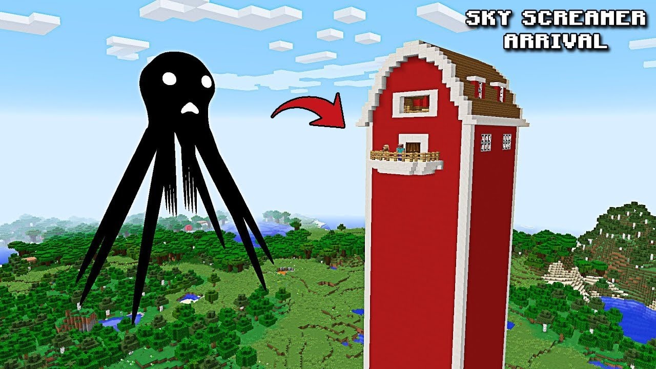 i Found Scariest SKY SCREAMER ARRIVAL 😱 in Minecraft | Minecraft Horror ...