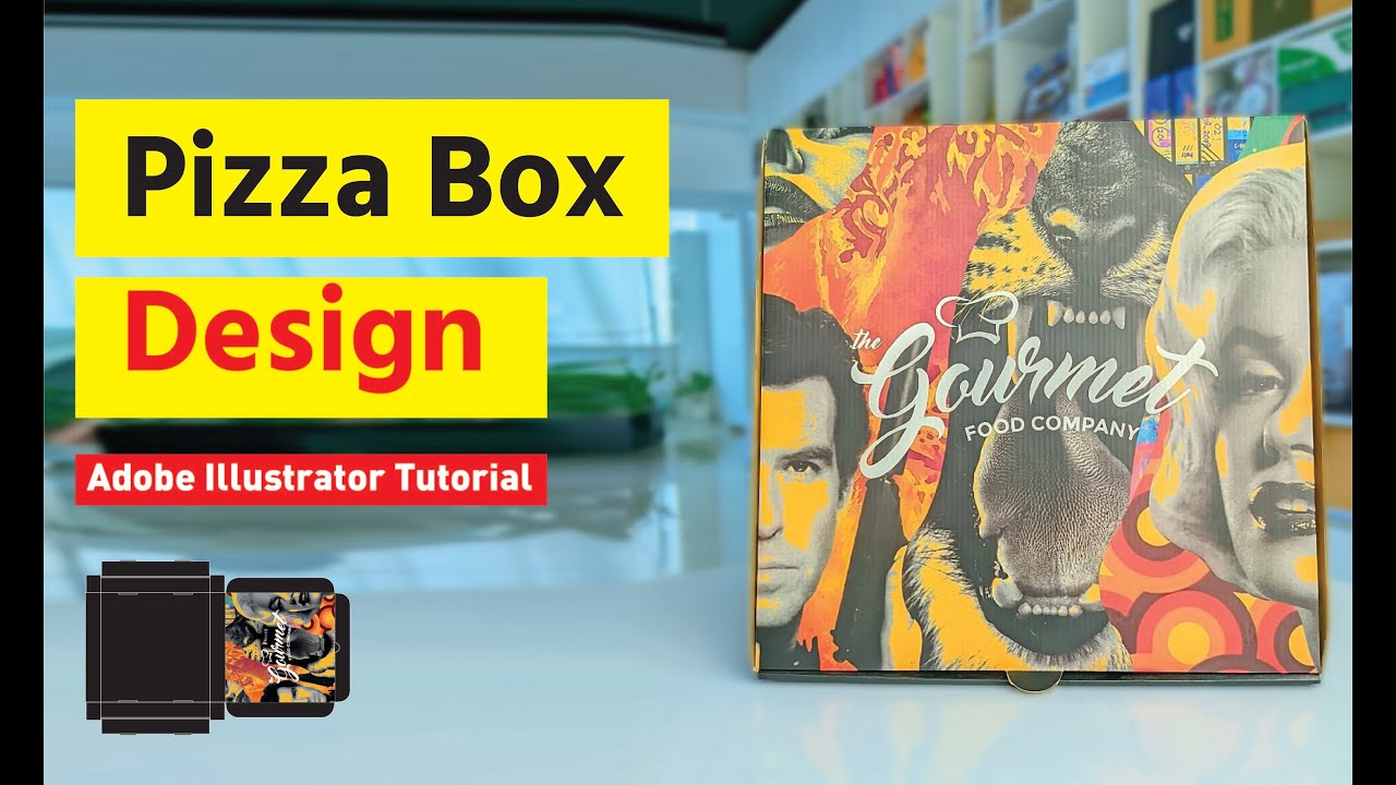 Pizza box Design | how to make pizza box design | Box Design ...